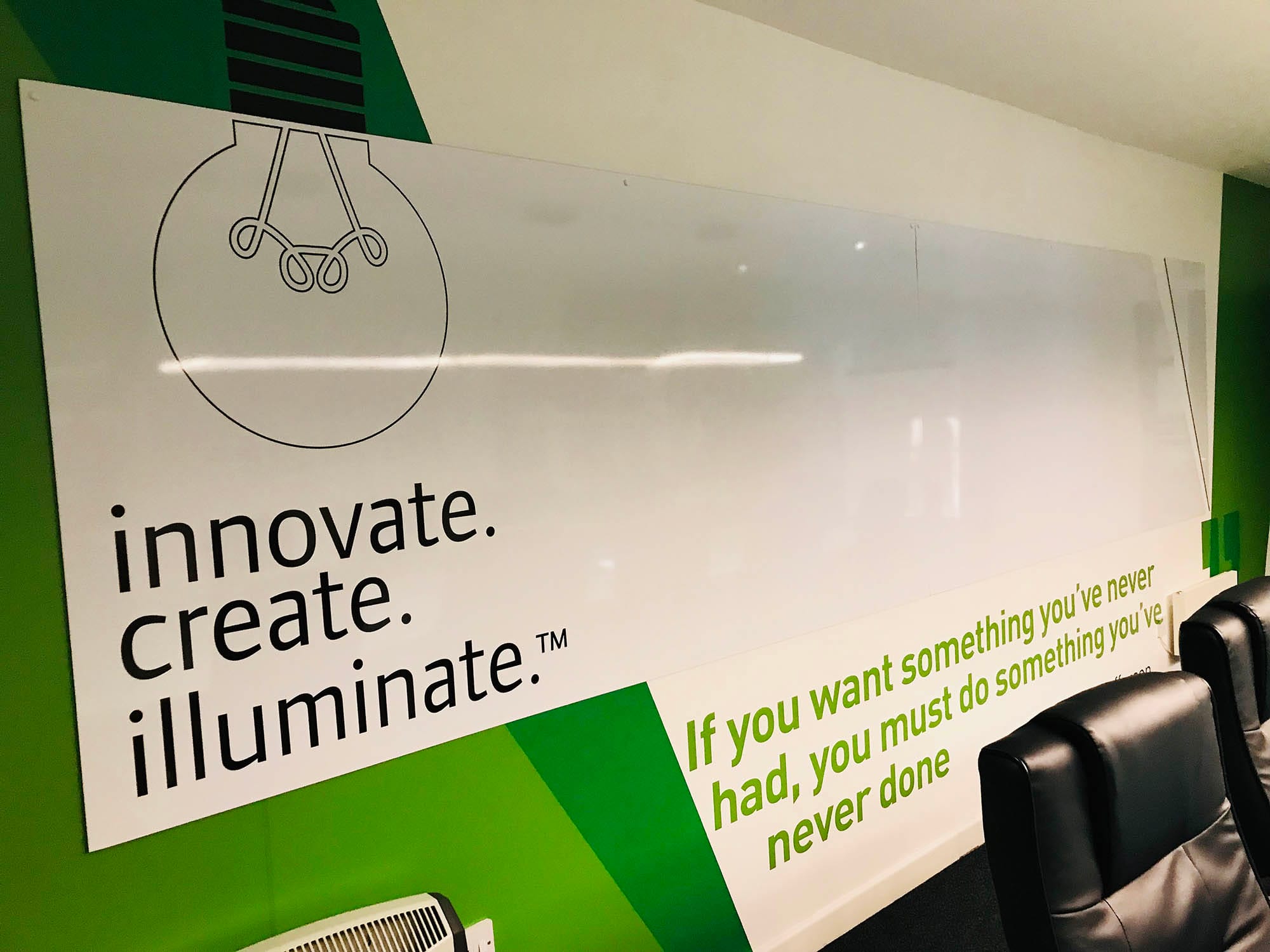 Dry wipe wall sign internal - De-Signs Harrogate